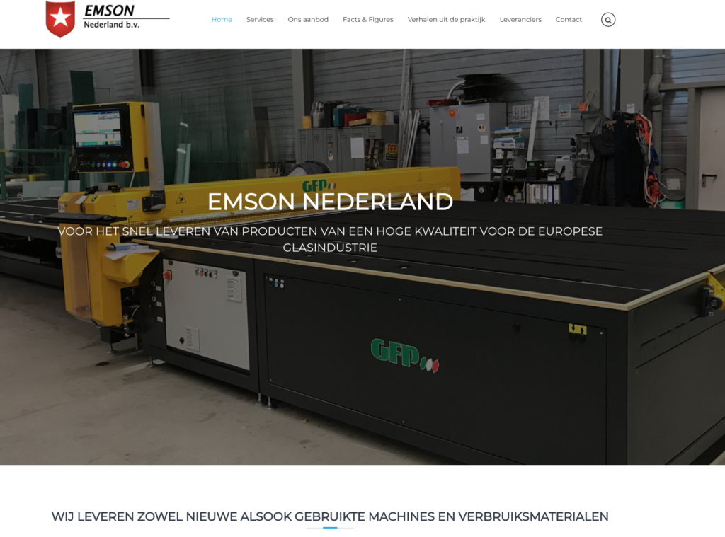 Nieuwe website - Emson Nederland